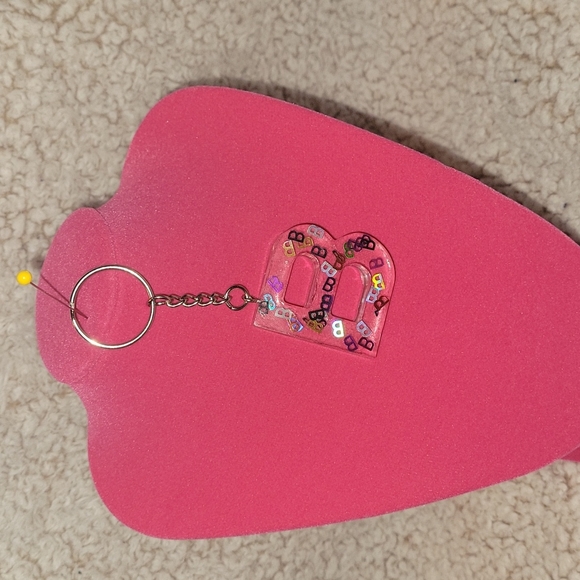 Hand Crafted | Accessories | Floating Letter B Keychain | Poshmark